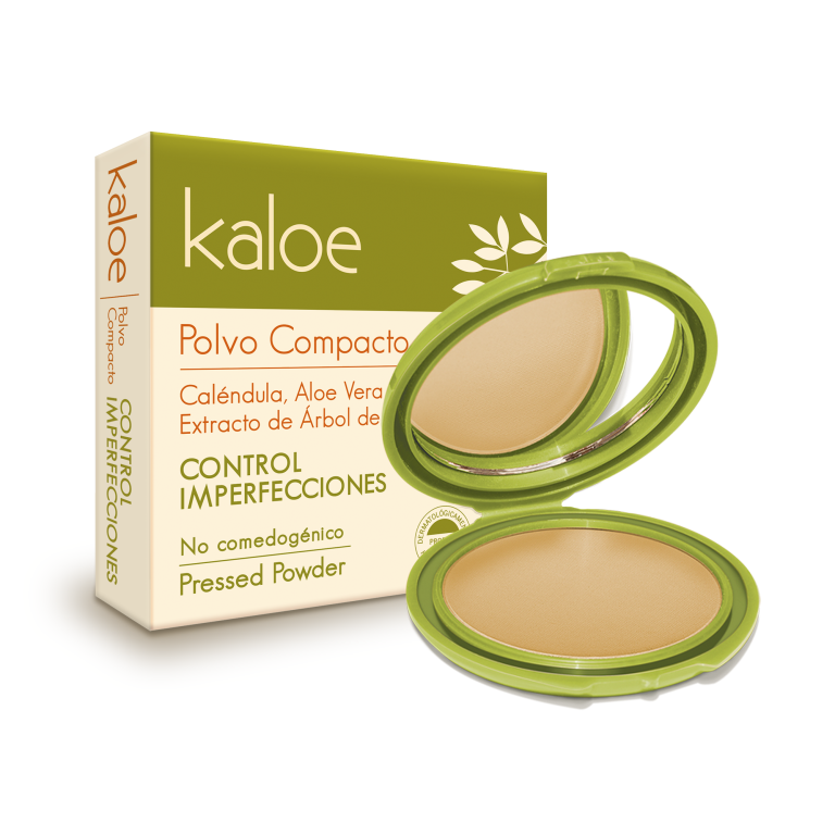 Polvo Compacto Control Imperfecciones Kaloe - Cosméticos Kaloe