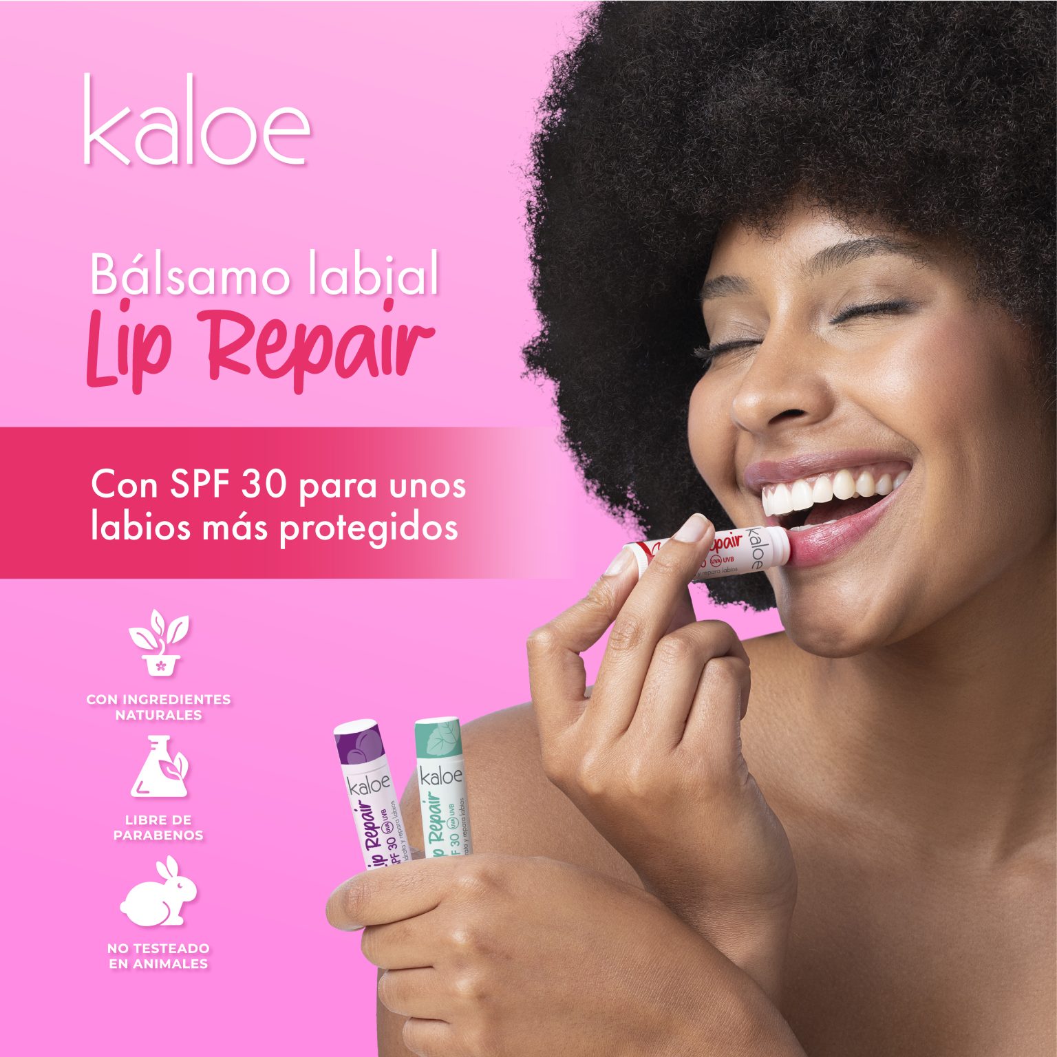 Bálsamo Labial Lip Repair Kaloe - Cosméticos Kaloe